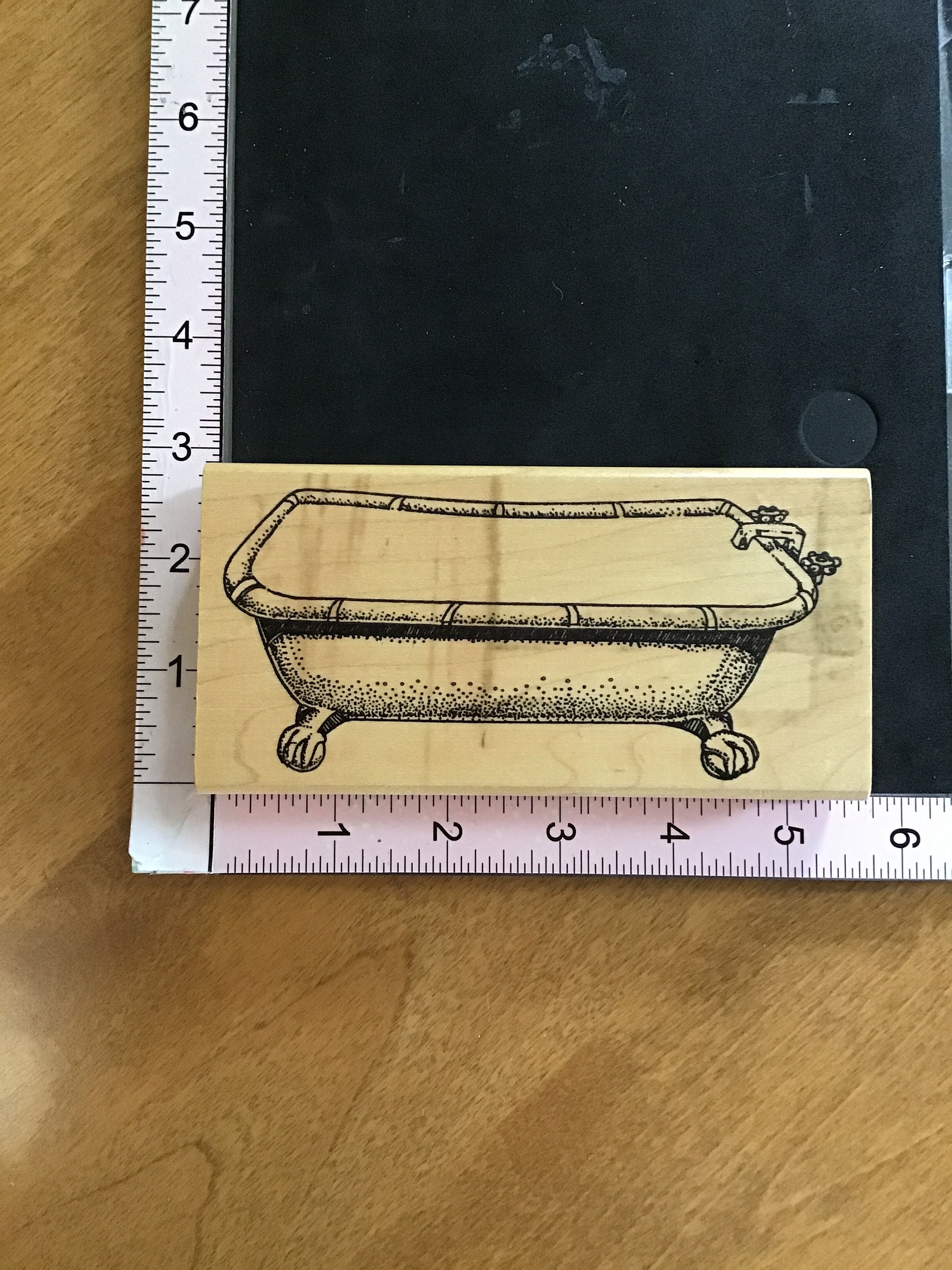 Vintage Rubber Baby Buggy Bumpers Clawfoot Tub Wood Mounted - Etsy