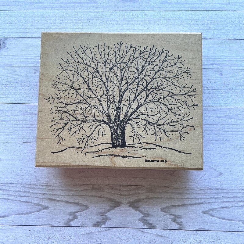 Bare Tree Stamp - Etsy