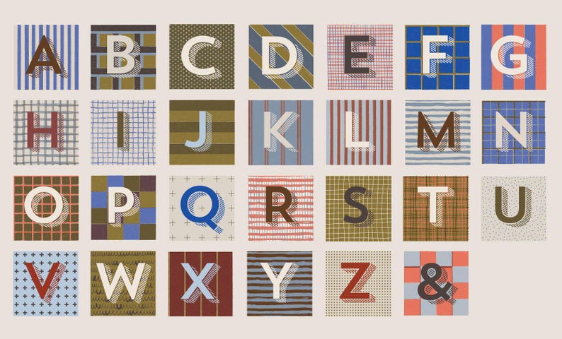 Alphabet Printable Letter R • Wall Art Print • Kids Room Letter R ...