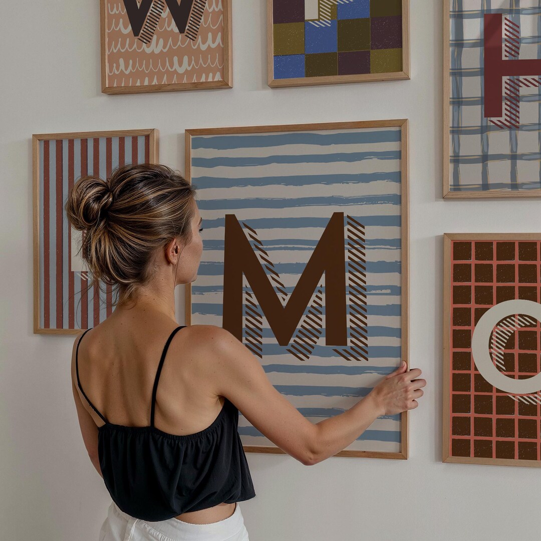 Alphabet Printable Letter M • Wall Art Print • Kids Room Letter M ...