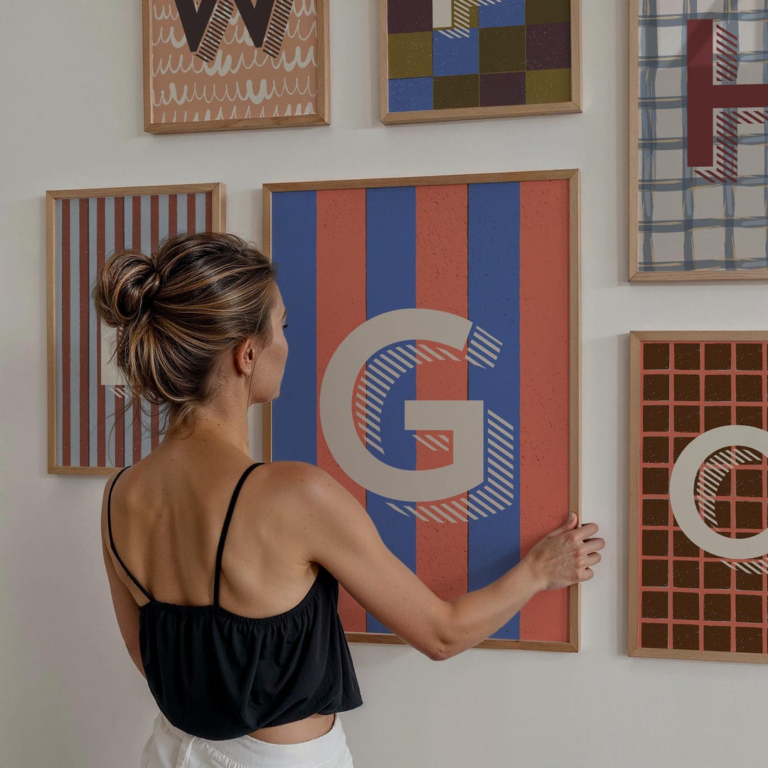 Alphabet Printable Letter G • Wall Art Print • Kids Room Letter G ...