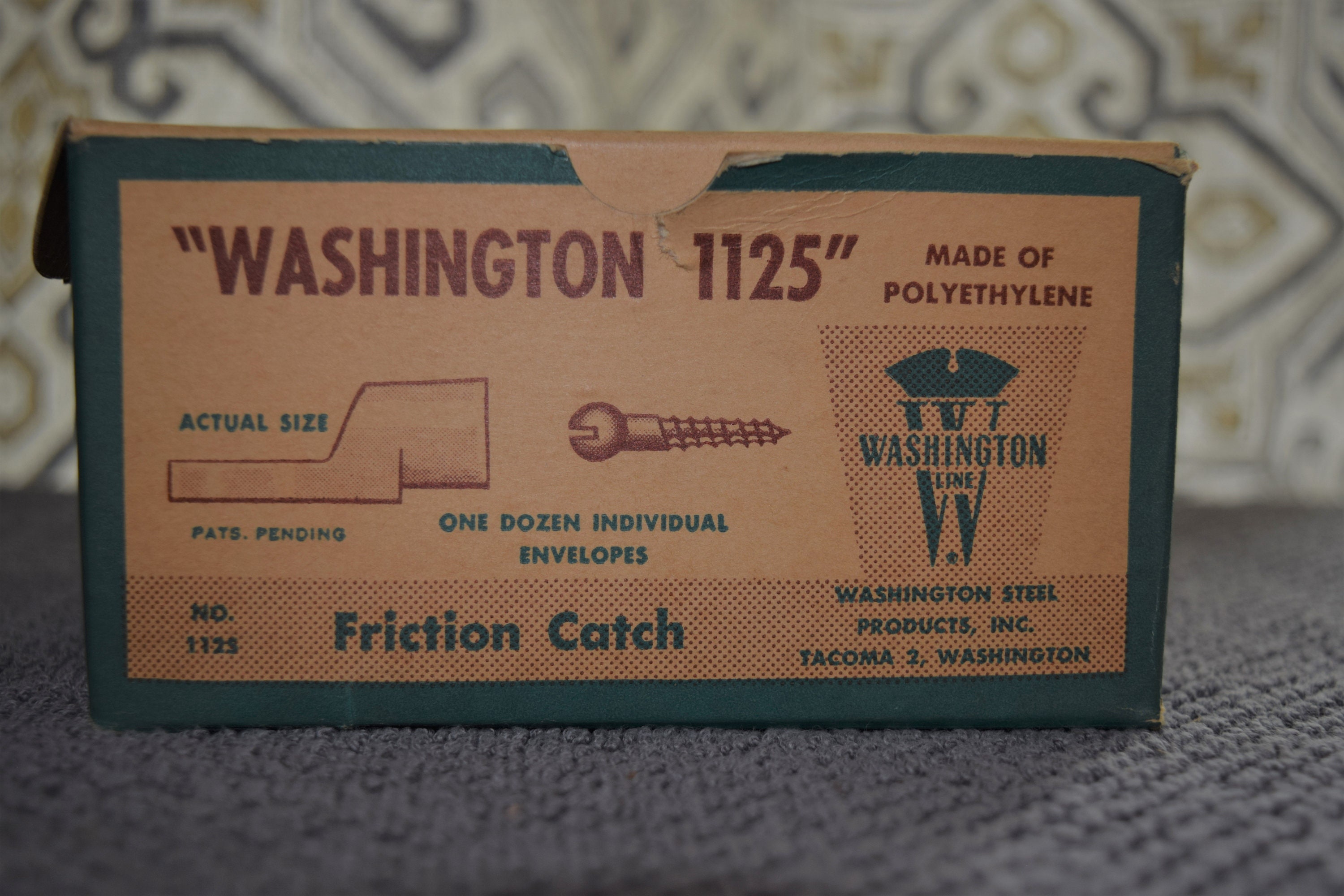 Vintage Cabinet Door Friction Catches/boat Cabin Door Friction Catches/1950's Washington 1125 ...