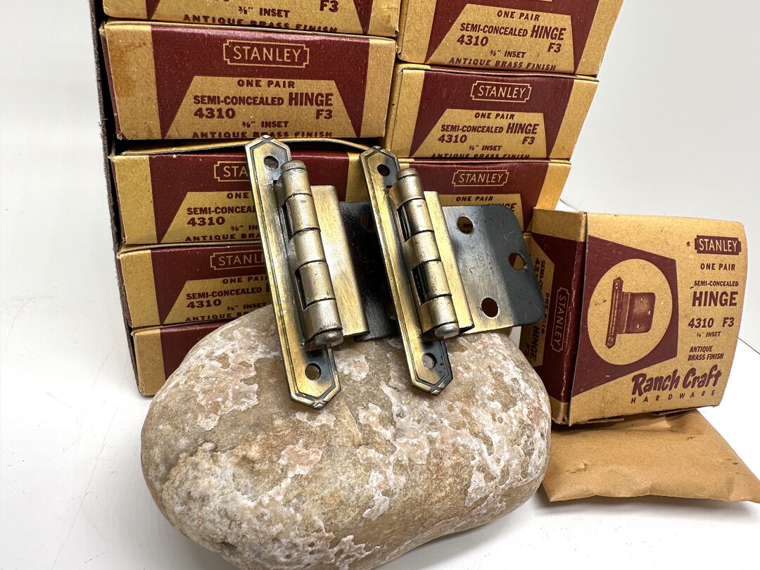 RARE! 1950's Stanley Ranch Craft Cabinet Hinges/rustic Western Ranch ...