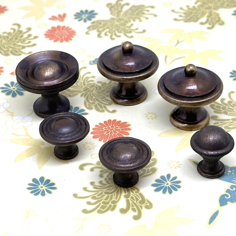 Small Brass Knobs - Etsy