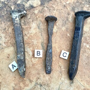 Vintage Rusted Railroad Spike: Civil War Style, Black Iron Spike - Etsy