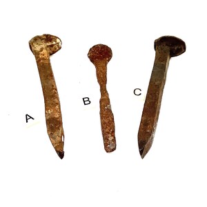 Vintage Rusted Railroad Spike: Civil War Style, Black Iron Spike - Etsy