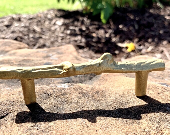 Vintage Gold Tree Branch Door Pulls/vintage Knob Hill Tree Branch ...