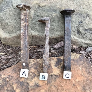 Vintage Rusted Railroad Spike: Civil War Style, Black Iron Spike - Etsy