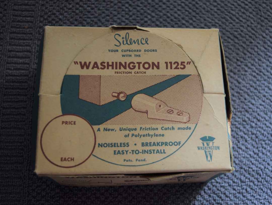 Vintage Cabinet Door Friction Catches/boat Cabin Door Friction Catches/1950's Washington 1125 ...