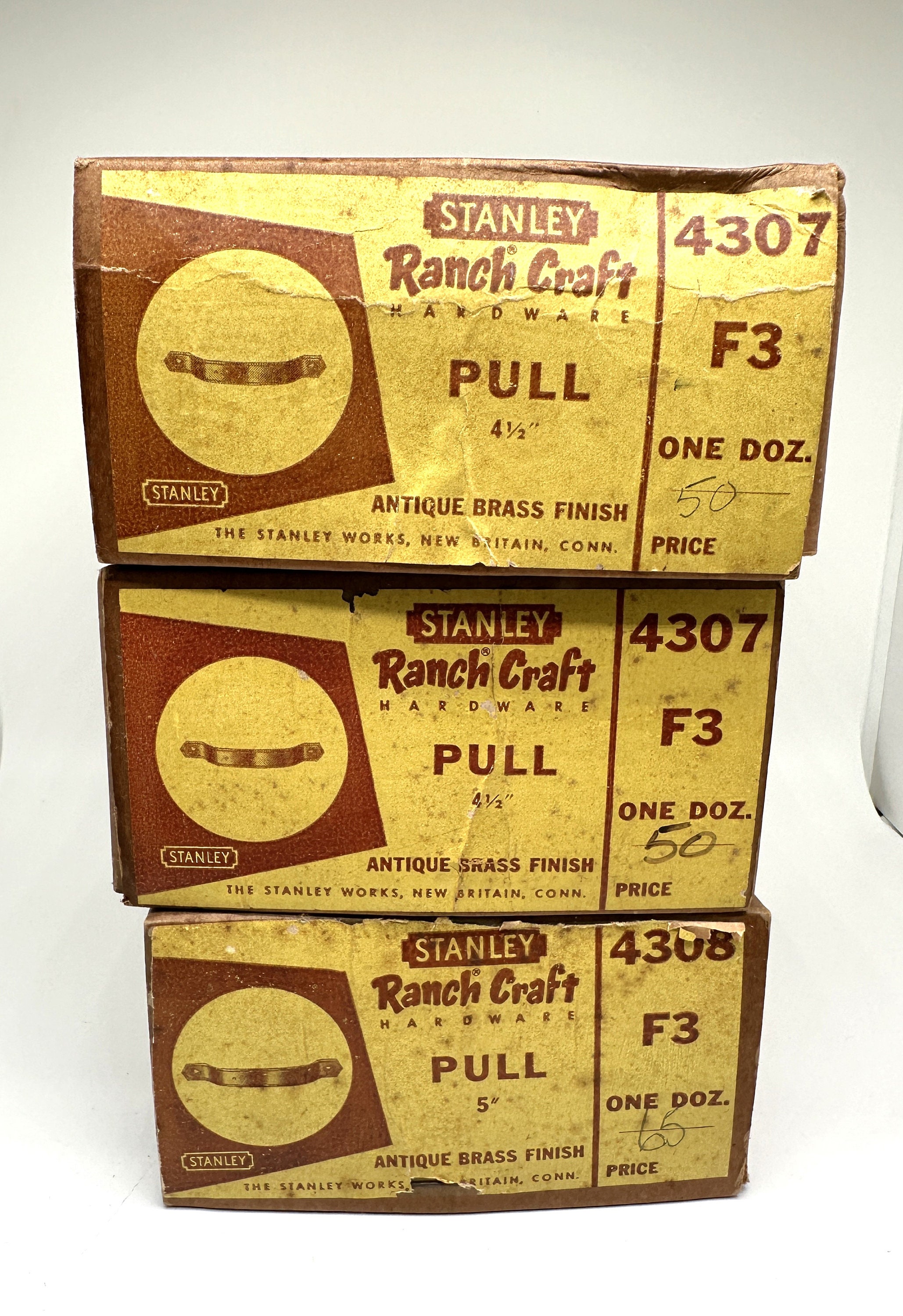 RARE 1950's Stanley Ranch Craft Horseshoe Ring Pull or Door Knocker ...