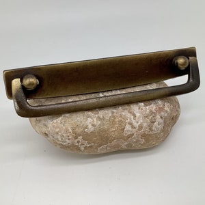 Vintage Library Bar Drop Pulls/antique Brass Colonial Bar Pulls ...