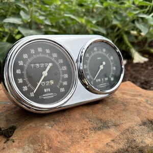 1968 Harley Sportster XLCH Chrome Tachometer & Speedometer/original '68 ...