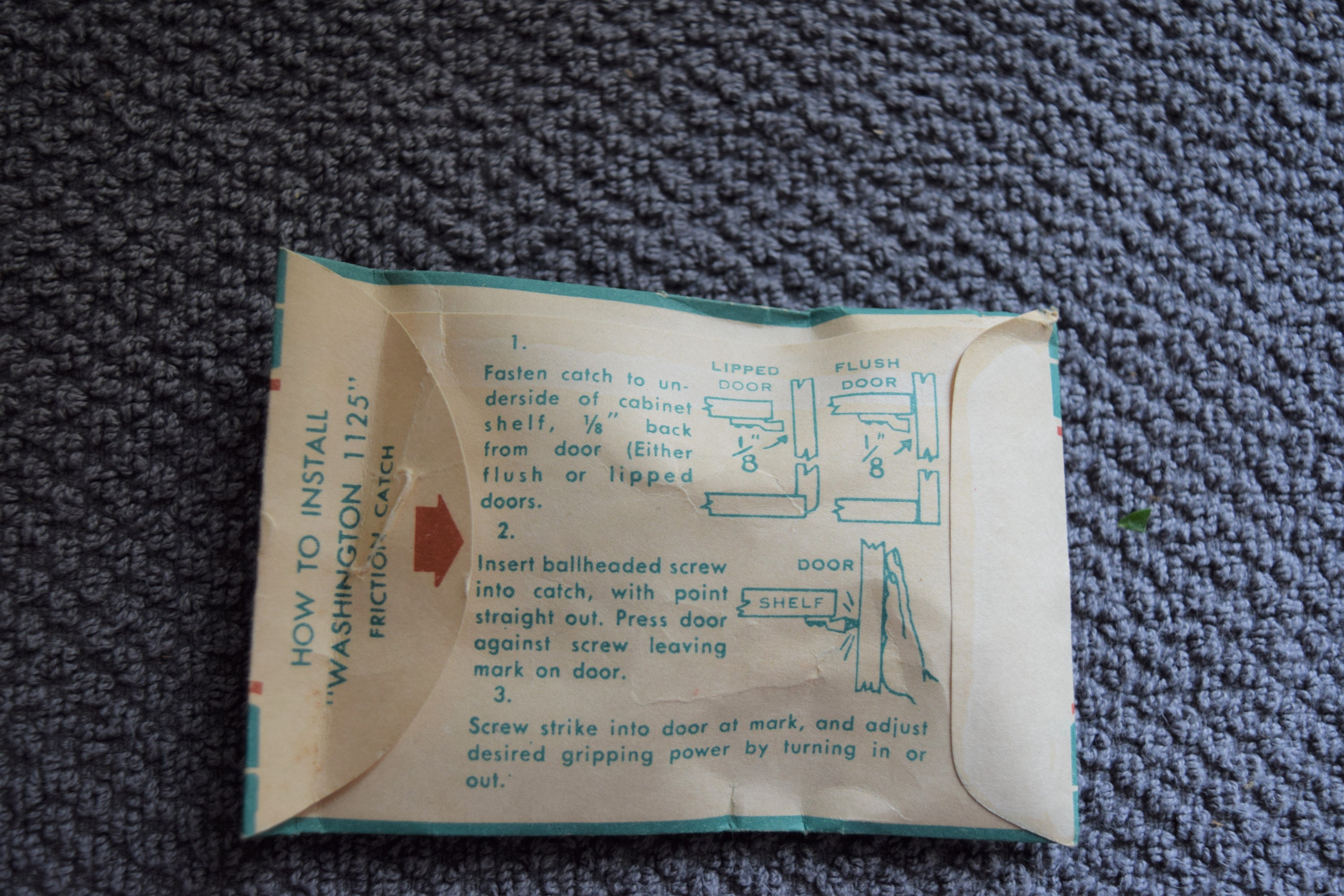 Vintage Cabinet Door Friction Catches/Boat Cabin Door Friction Catches ...