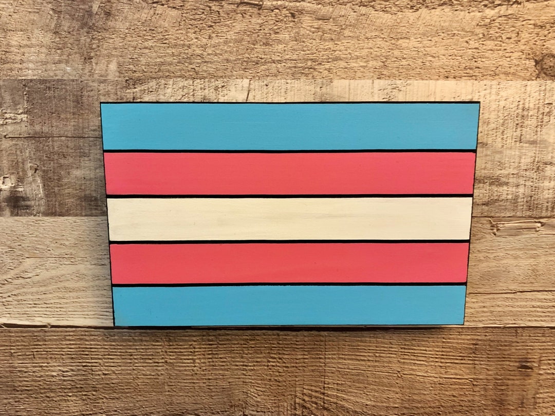 Transgender Pride Flag, Wood Trans Pride Flag, Trans Pride, Wood Pride ...