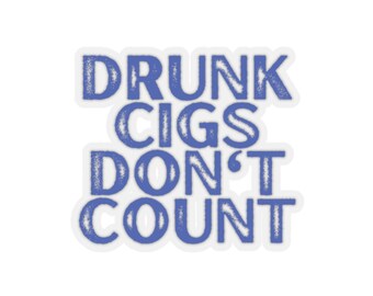 Drunk Cigs Don't Count Flag Pink College/dorm Room Flag - Etsy
