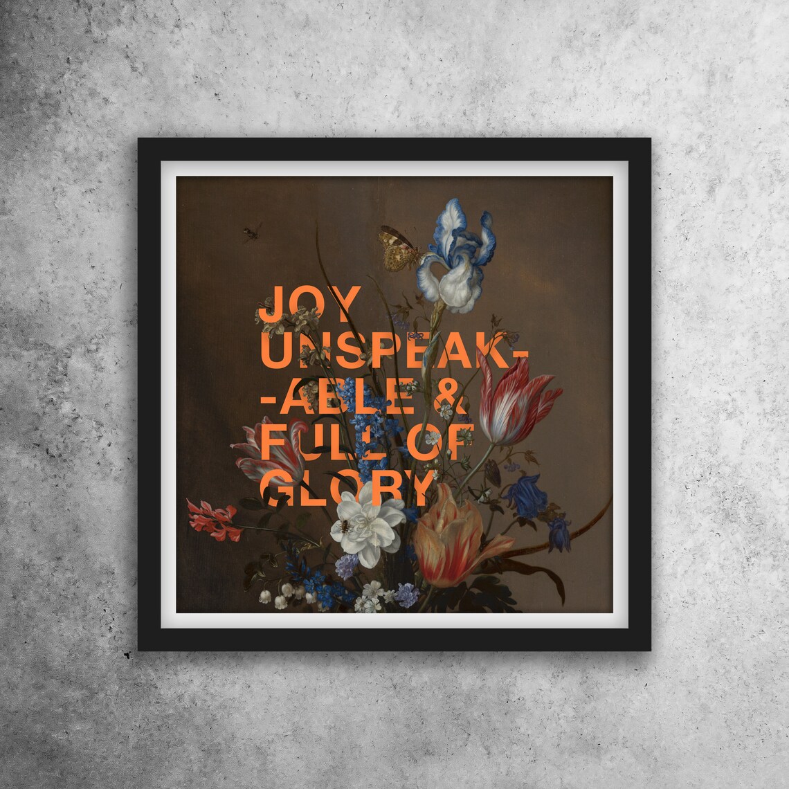 Joy Unspeakable 1 Peter 1:8 Digital Print - Etsy