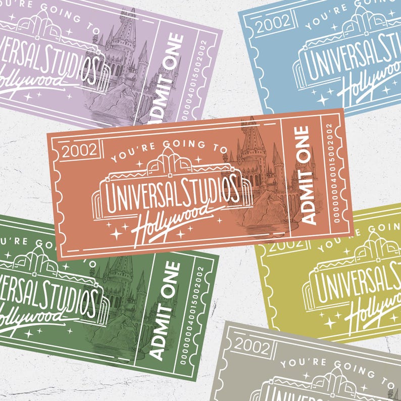 Universal Studios Hollywood Ticket - You're Going to Universal Studios ...