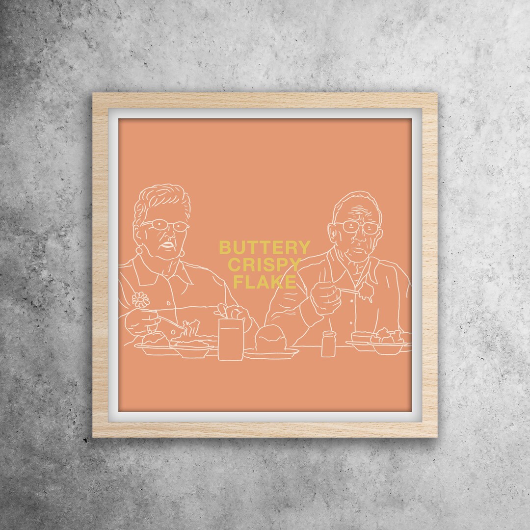 Buttery Crispy Flake Digital Print - Etsy Buttery Crispy Flake Digital Print - Etsy