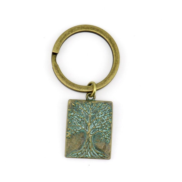 Tree Keychain - Etsy