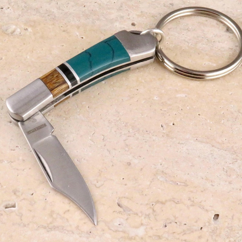 Mini Knife Keychain - Etsy