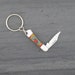 Rainbow Wood Knife Keychain Keychain Knife Mini Knife Keyring Small ...