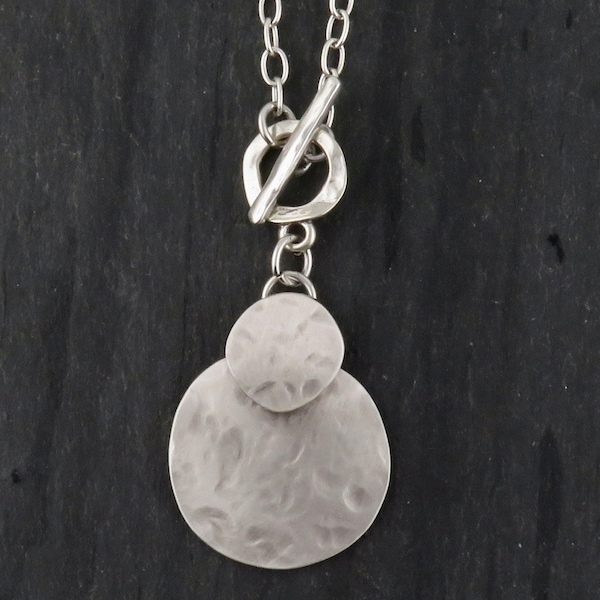 Long Silver Necklace - Etsy