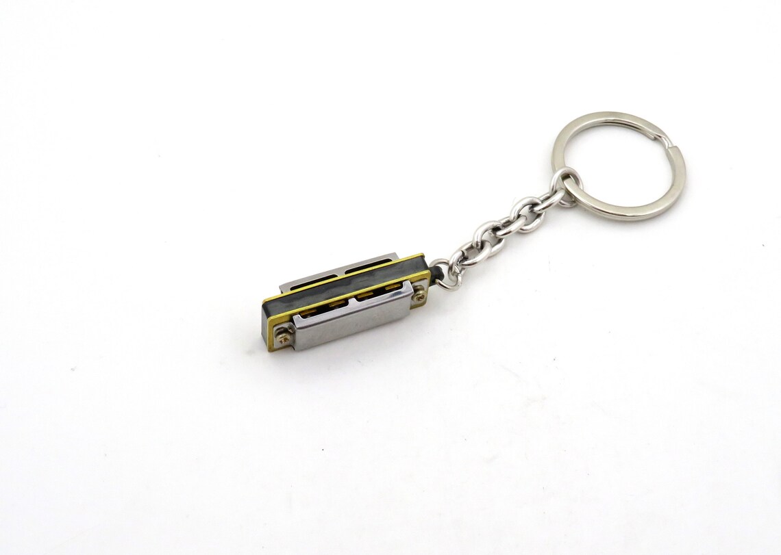 Harmonica Keychain | Mini Harmonica Gift | Mini Harmonica Keyring ...