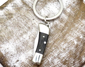 Mini Knife Keychain | Etsy