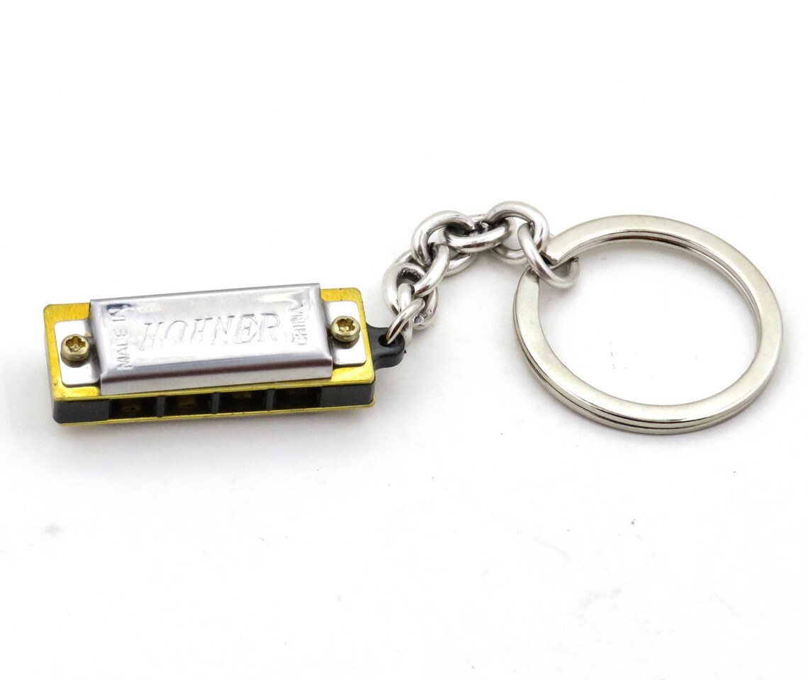 Harmonica Keychain | Mini Harmonica Gift | Mini Harmonica Keyring ...