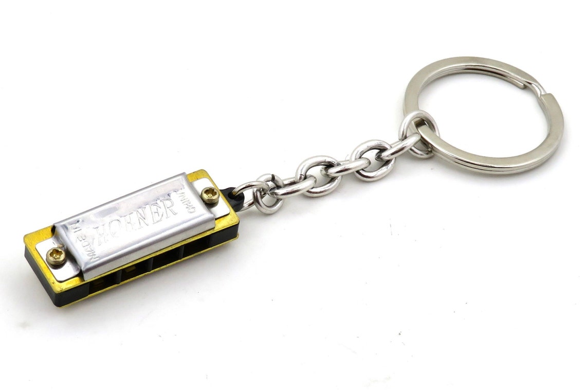 Harmonica Keychain | Mini Harmonica Gift | Mini Harmonica Keyring ...