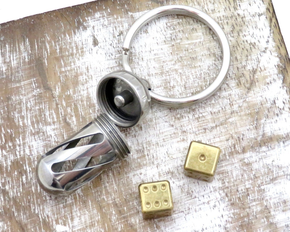 Dice Keychain Pair of Dice Keyring Gambler Gift Gift for - Etsy