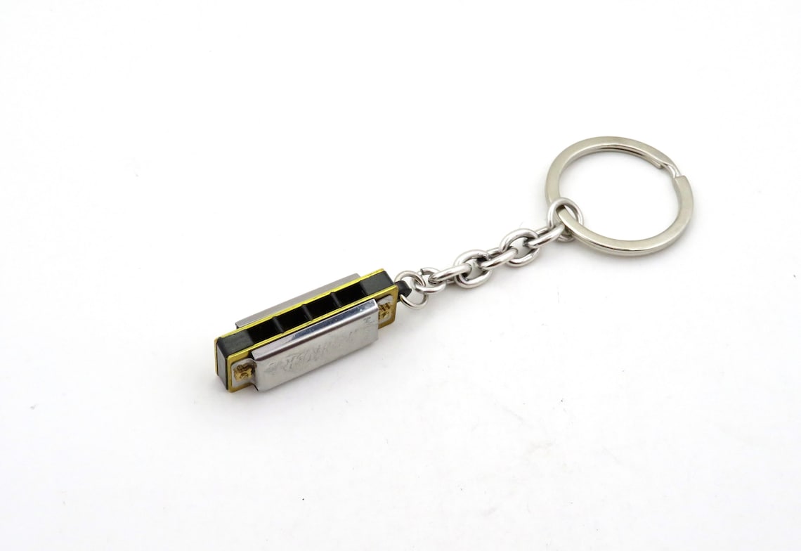 Harmonica Keychain | Mini Harmonica Gift | Mini Harmonica Keyring ...