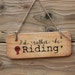 Gone Riding Rustic Wooden Sign - Etsy