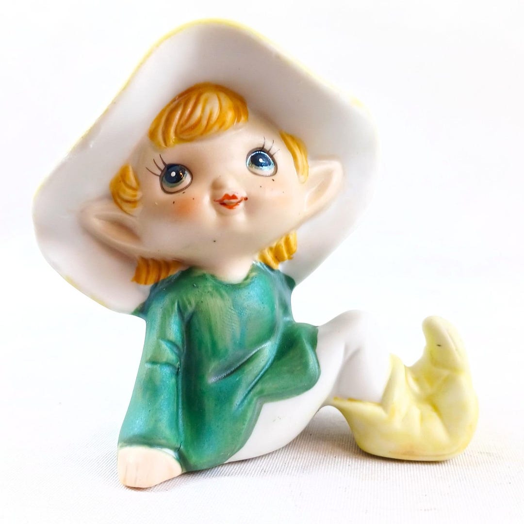 Vintage Homco Pixie Elf #5213 1960's-1970's Figurine - Etsy