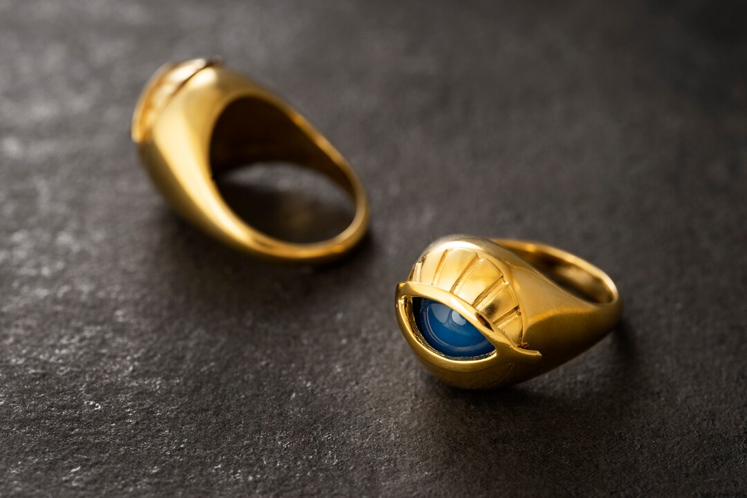 Gold Eye Ring Eye Ring Blue Eye Ring Evil Eye Ring Gold - Etsy