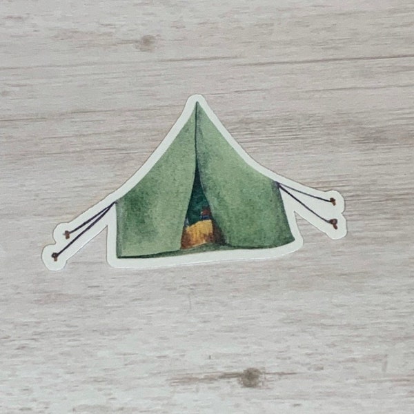 Tent Sticker - Etsy