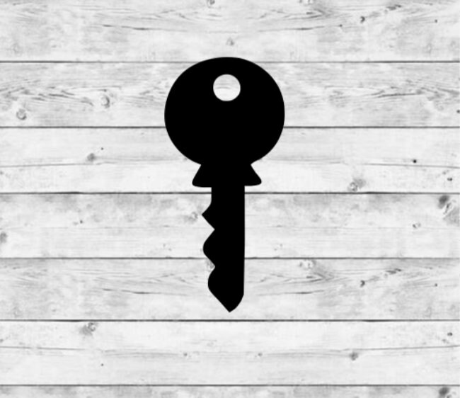 Key Decal Key Vinyl Decal Key Sticker Key Decoration - Etsy