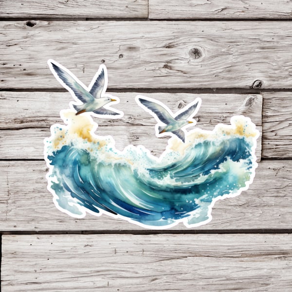 Ocean Sticker - Etsy