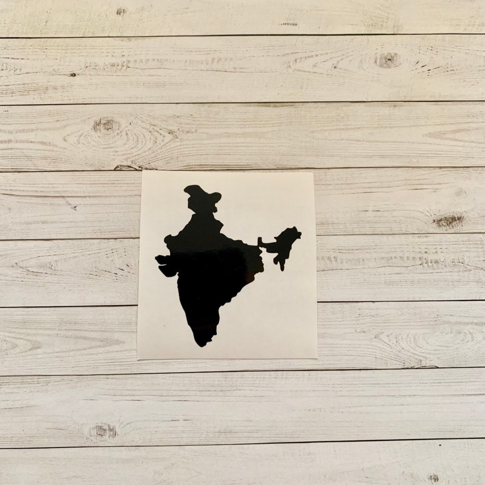 India Decal India Vinyl Decal India Sticker Continent | Etsy