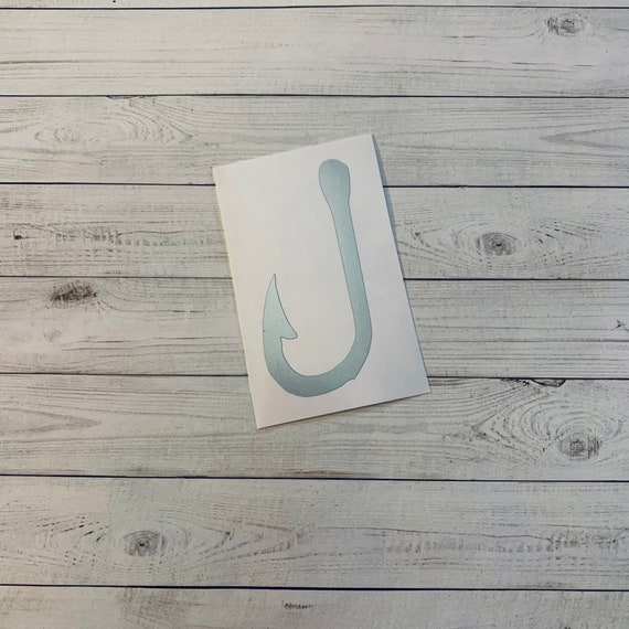 Hook Decal Hook Sticker Hook Vinyl Decal Fishing Decal | Etsy