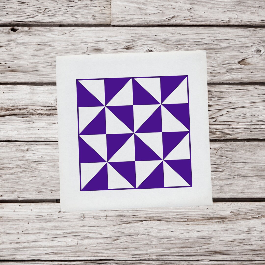 Quilt Square Decal | Quilt Decal | Quilting Decal | Quilt Block Decal ...