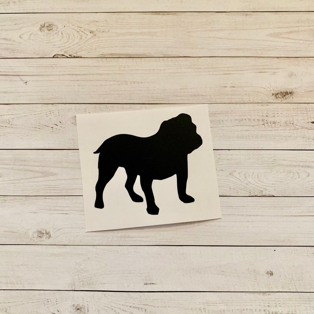 Bulldog Decal | Bulldog Vinyl Decal | Bulldog Sticker | Dog Decal | Dog ...