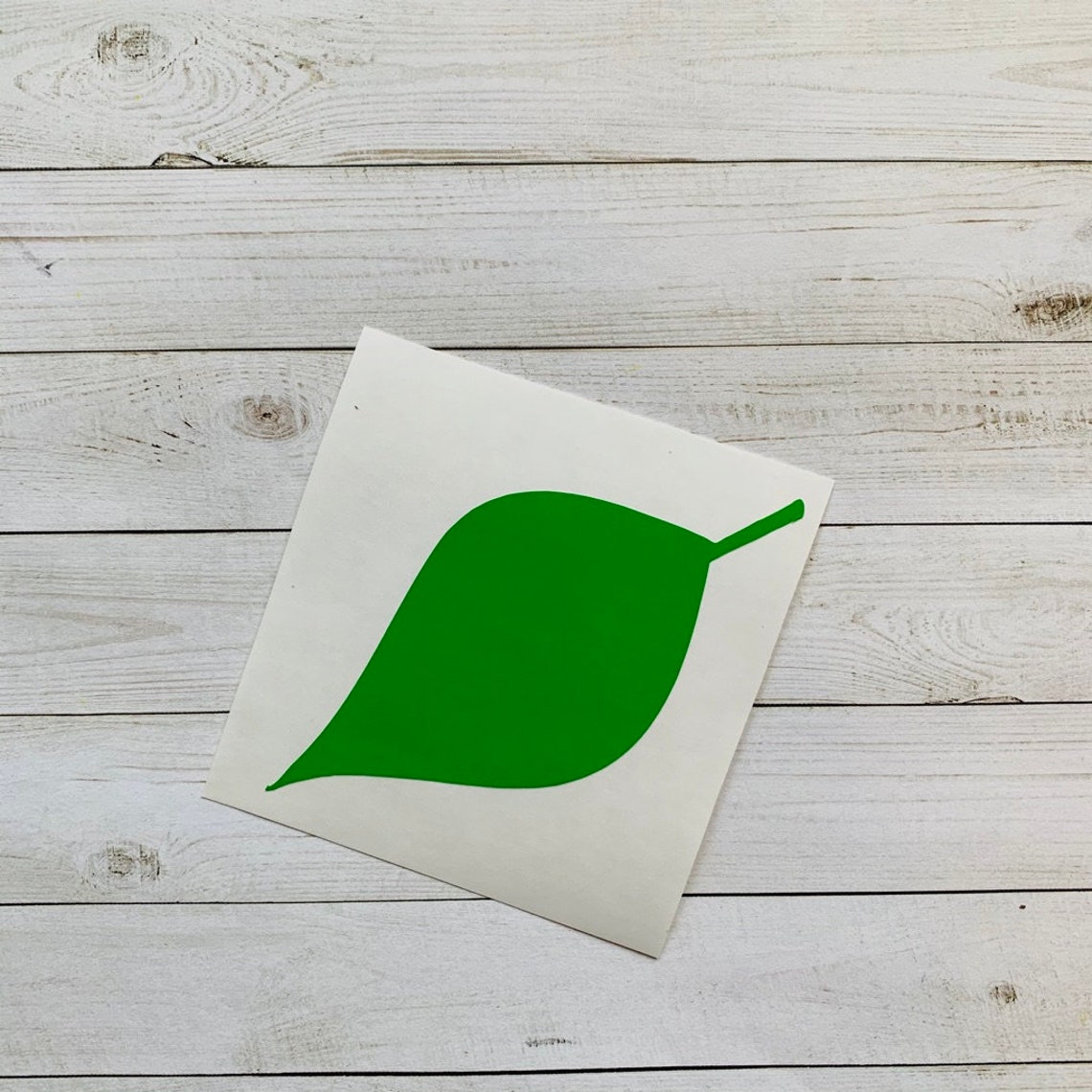 Leaf Decal Leaf Sticker Leaf Vinyl Decal Spring Decal | Etsy