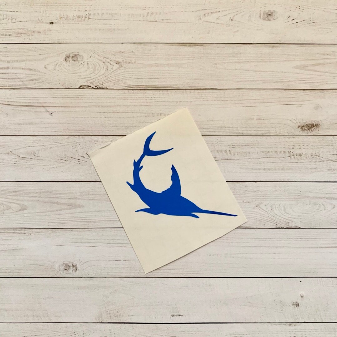 Marlin Decal | Marlin Sticker | Marlin Vinyl Decal | Swordfish Decal ...