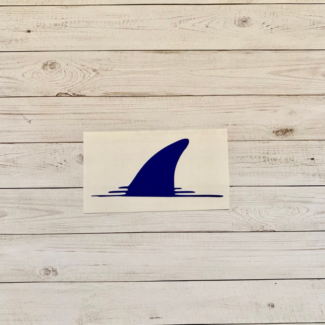 Shark Fin Decal Shark Decal Shark Vinyl Decal Shark | Etsy