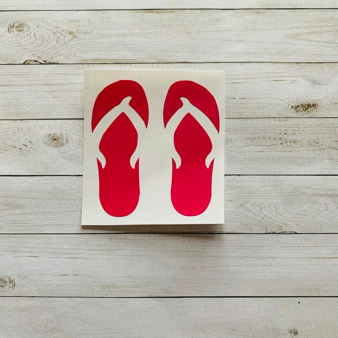 Sandals Decal | Sandals Vinyl Decal | Sandals Sticker | Shoes Decal ...