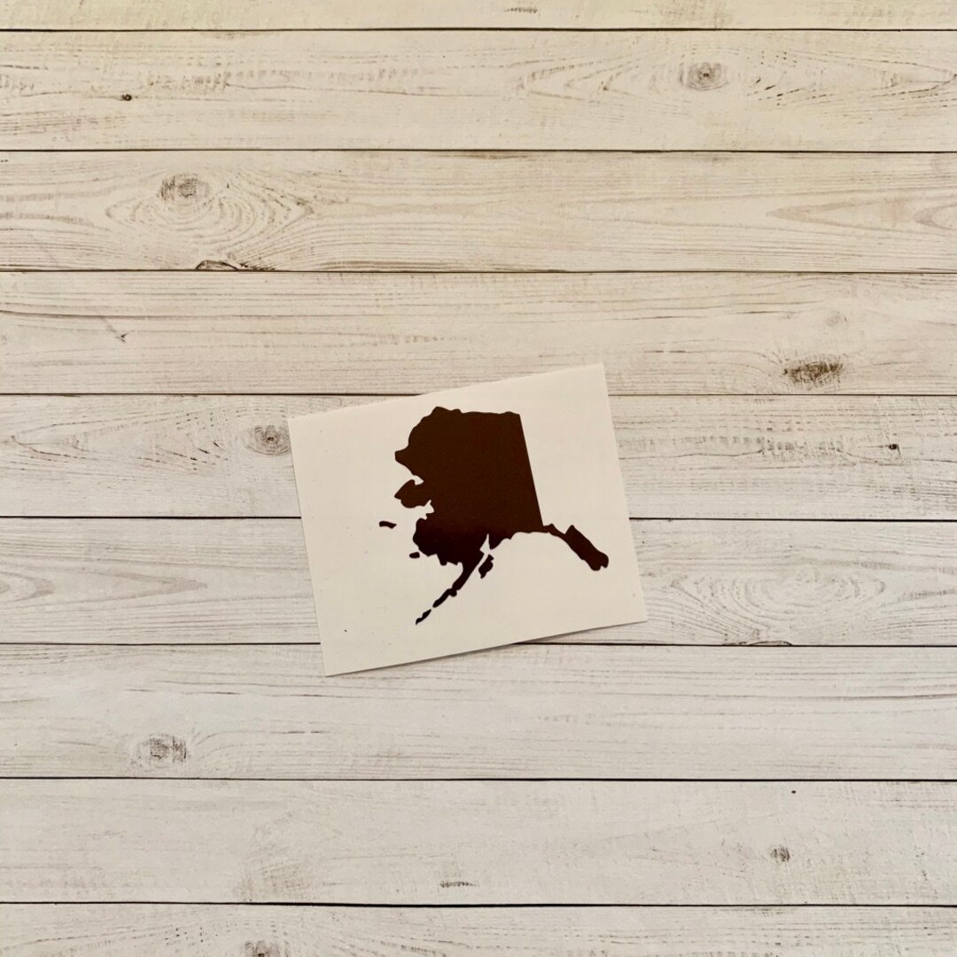 Alaska State Decal | Alaska Vinyl Decal | Alaska Sticker | Alaska Party ...