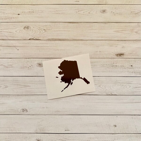 Alaska Car Decal - Etsy