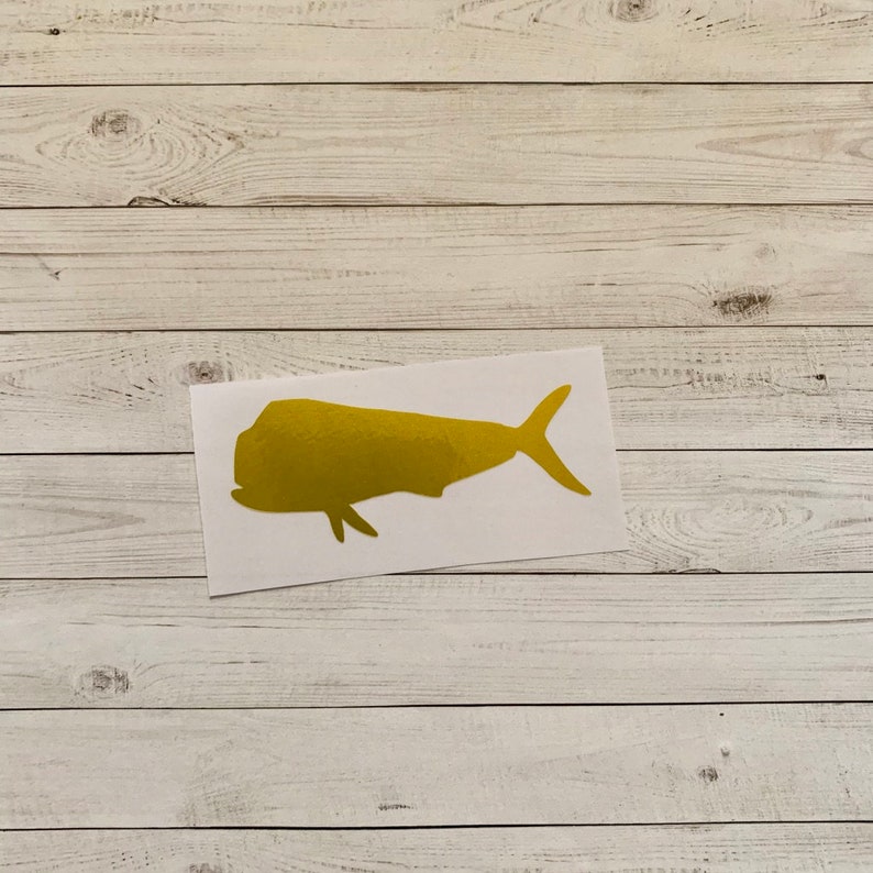 Mahi Mahi Decal | Mahi Mahi Vinyl Decal | Mahi Mahi Sticker | Dolphin ...