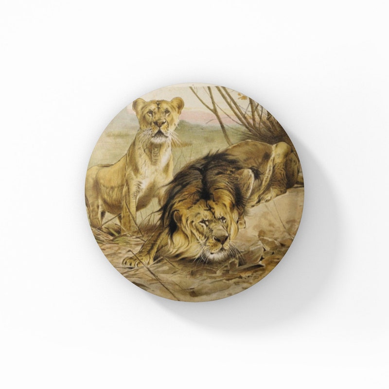 Lion Pins - Etsy